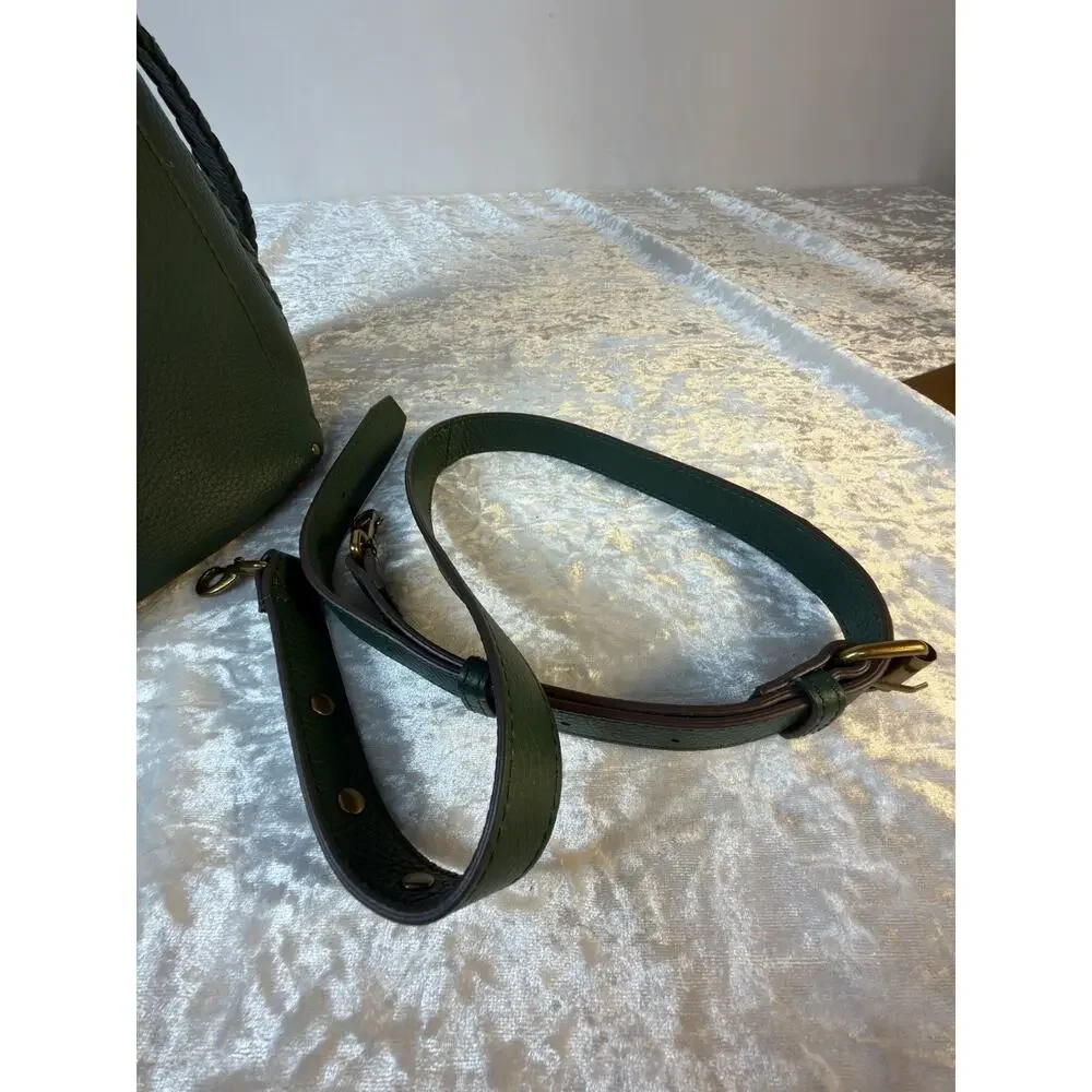 American Leather Co. | Bags | American Leather Co Green Pebbled Leather ...